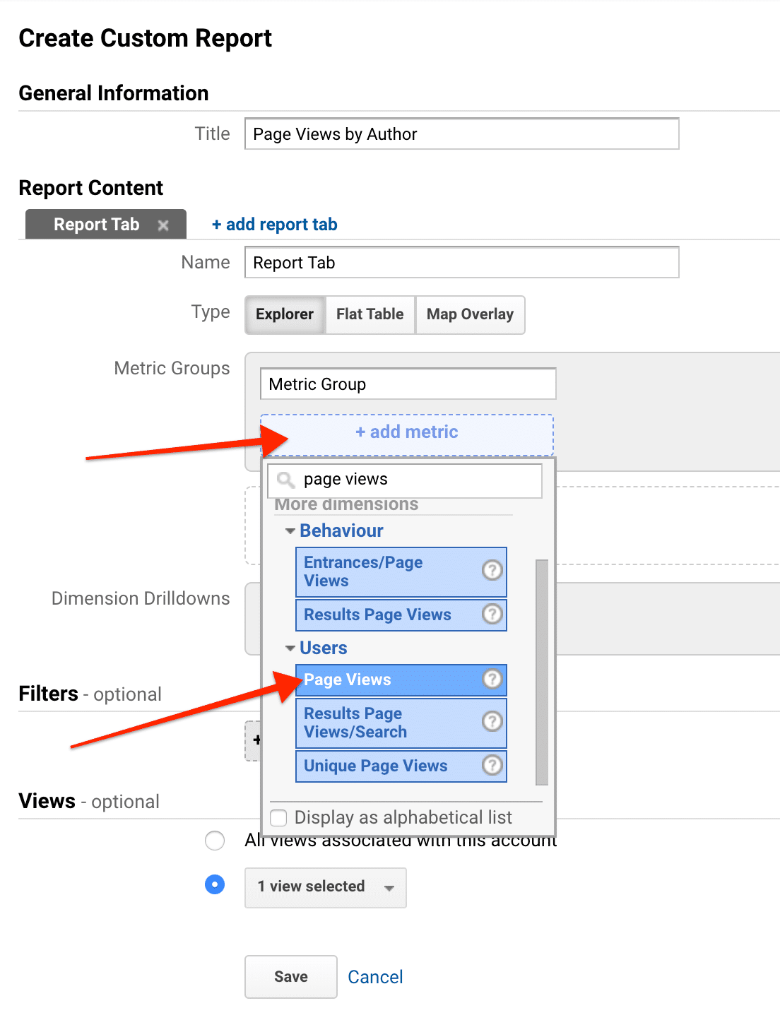 Finding Custom Dimension Reports in Google Analytics - ExactMetrics