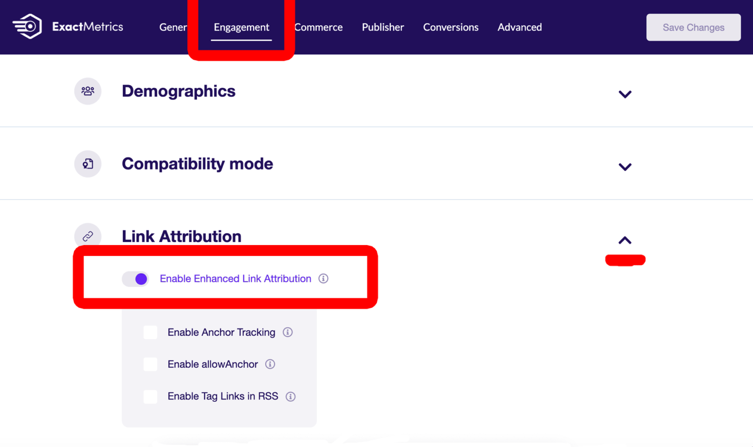 How to Enable Enhanced Link Attribution in Google Analytics - ExactMetrics
