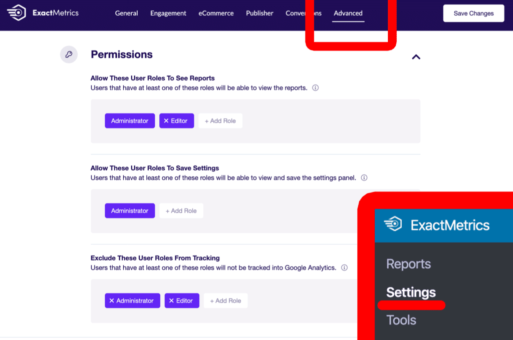 Exclude Additional User Roles from Tracking in ExactMetrics - ExactMetrics