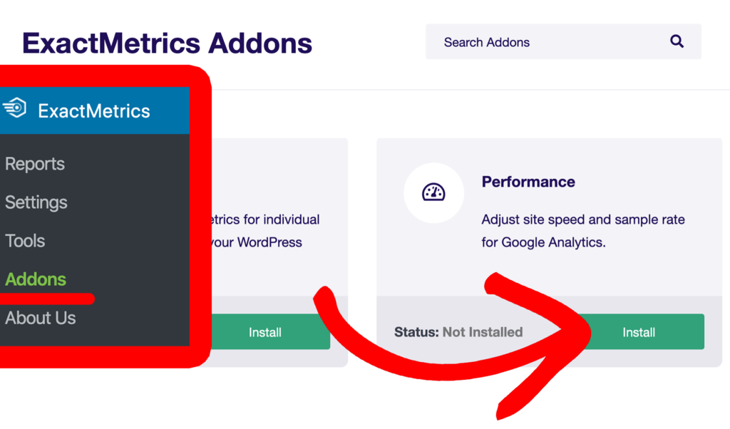 How to Get Started With the Performance Addon - ExactMetrics