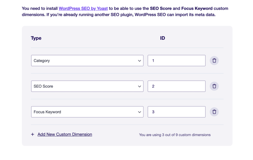 ExactMetrics Dimensions - ExactMetrics