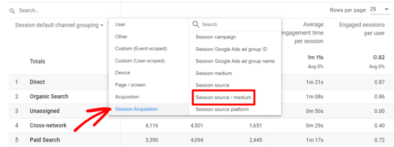How to See Google Analytics Traffic Sources & Medium (GA4)