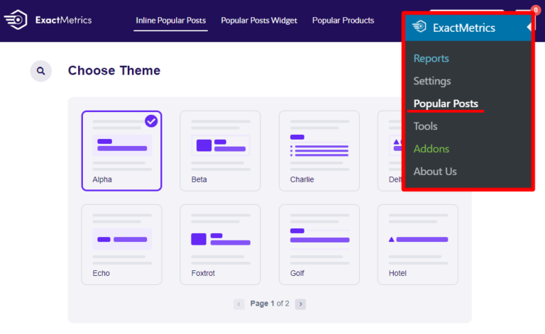 How to use the Sort By Options in Popular Posts - ExactMetrics