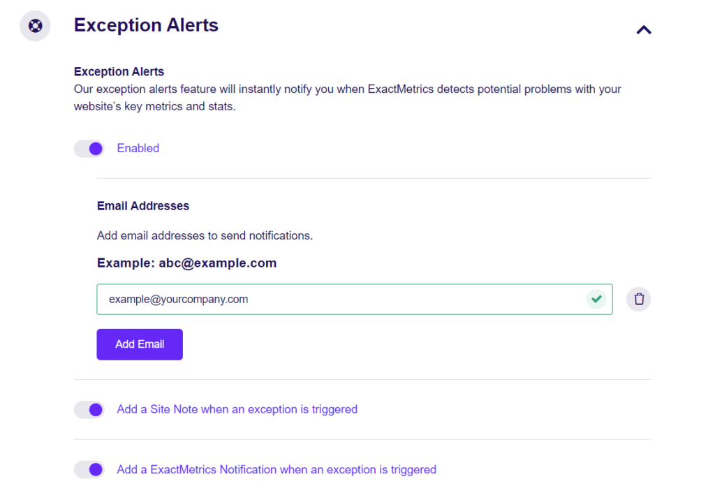 Live Now: Introducing the Exceptions Report