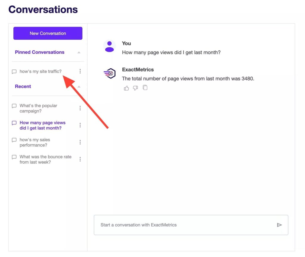 How to chat with your Analytics - ExactMetrics